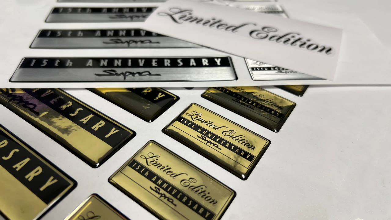 JZA80/MKIV Supra 15th Anniversary Limited Edition Emblems – Supra Part ...