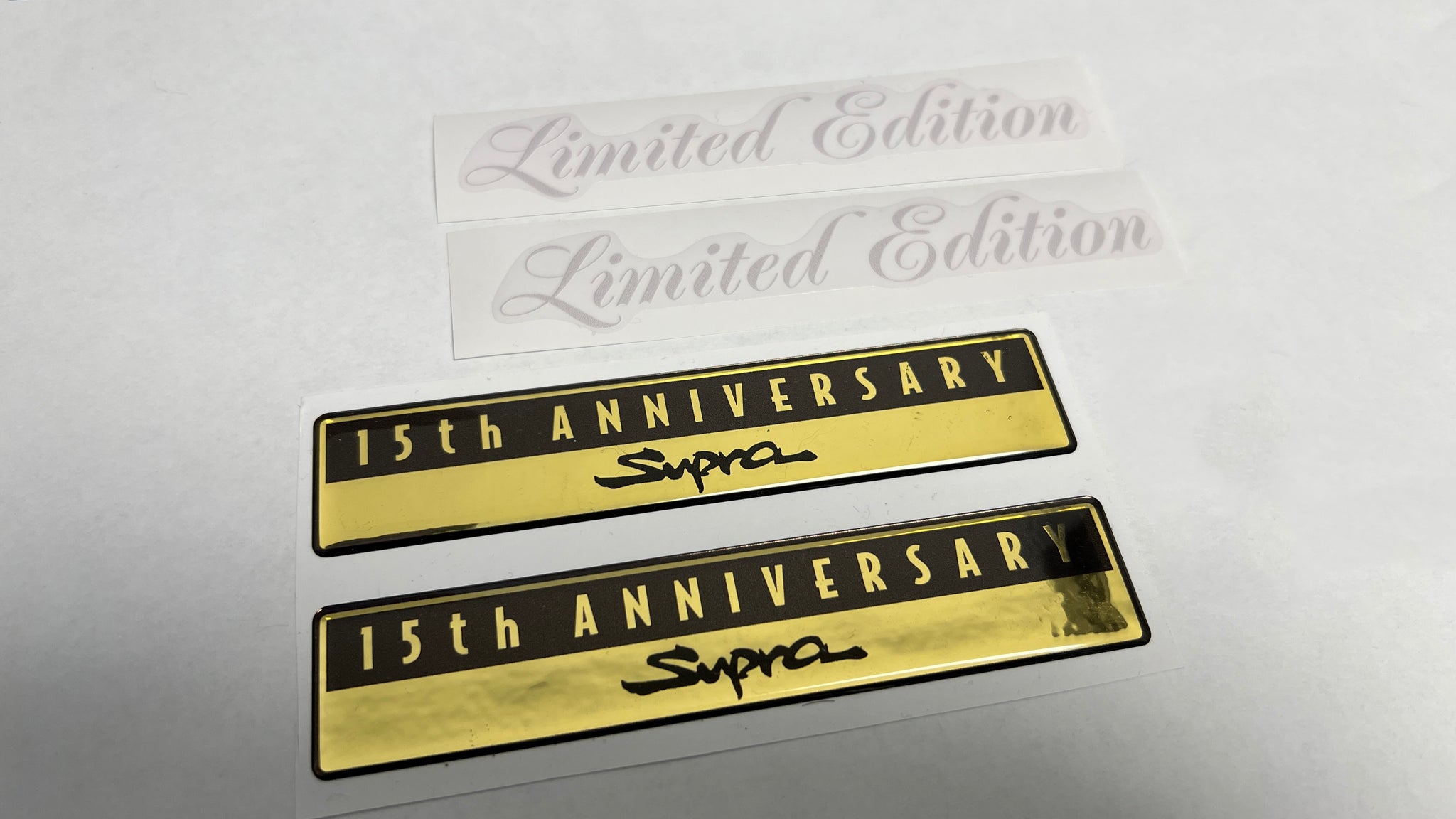 JZA80/MKIV Supra 15th Anniversary Limited Edition Emblems – Supra Part ...